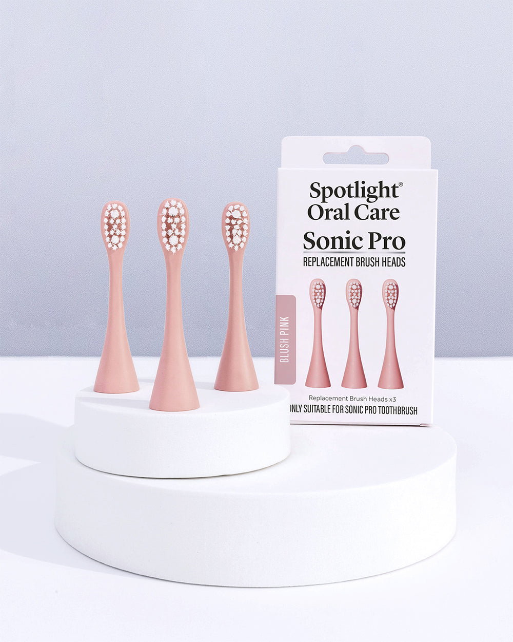 Sonic Pro Pink Replacement Heads - Spotlight Oral Care UK